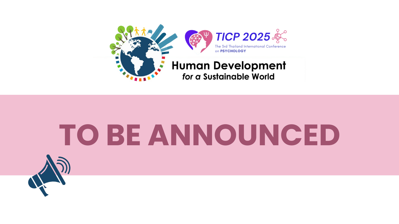 Information – Thailand International Conference on Psychology: TICP